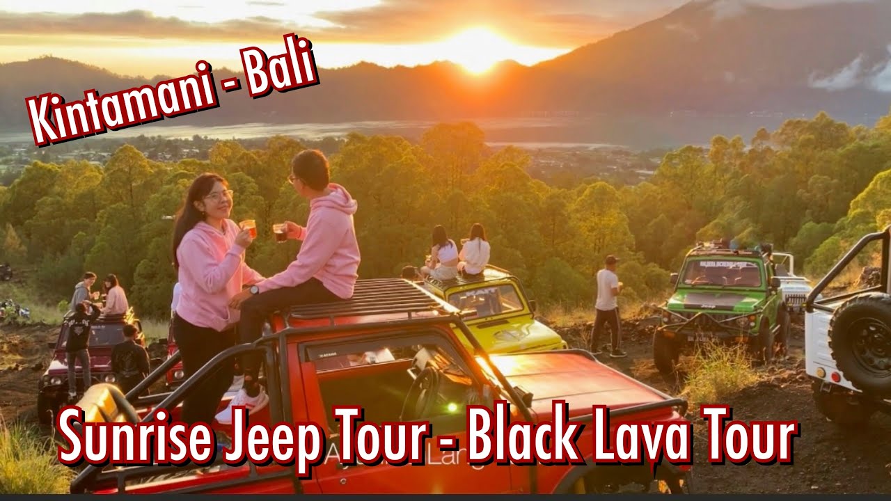 Sunrise Jeep Tour Kintamani Bali | Black Lava Jeep Tour | Batur Volcano ...