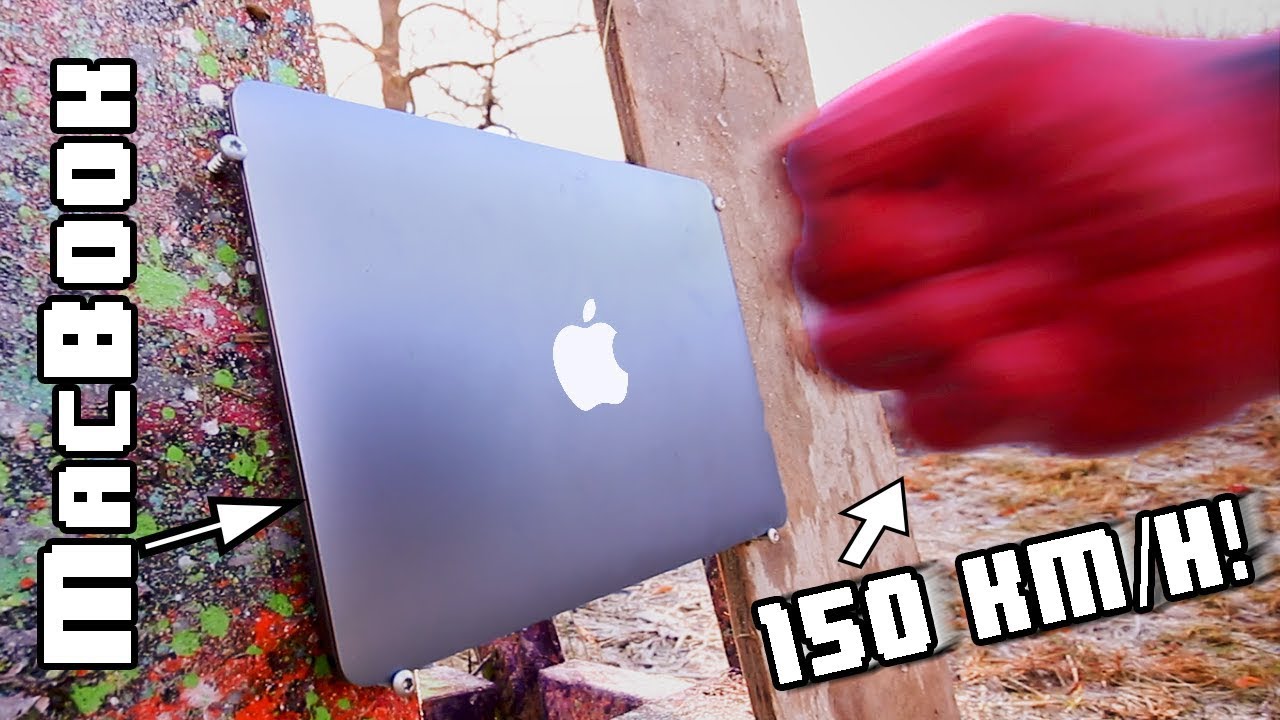 Rocket powered 3D printed FIST -VS- MacBook - YouTube
