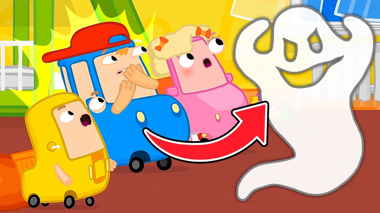 Little cars hunt ghosts! Funny adventures of the Wheelzy Family ...