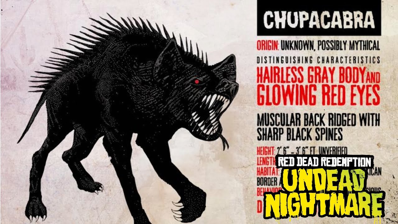Red Dead Redemption Undead Nightmare - Donde encontrar al CHUPACABRAS ...