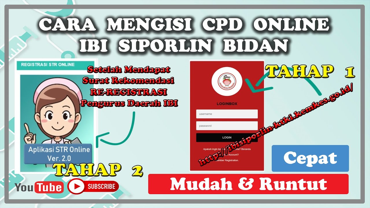 CARA MENGISI CPD ONLINE BIDAN | IBI SIPORLIN BIDAN - YouTube