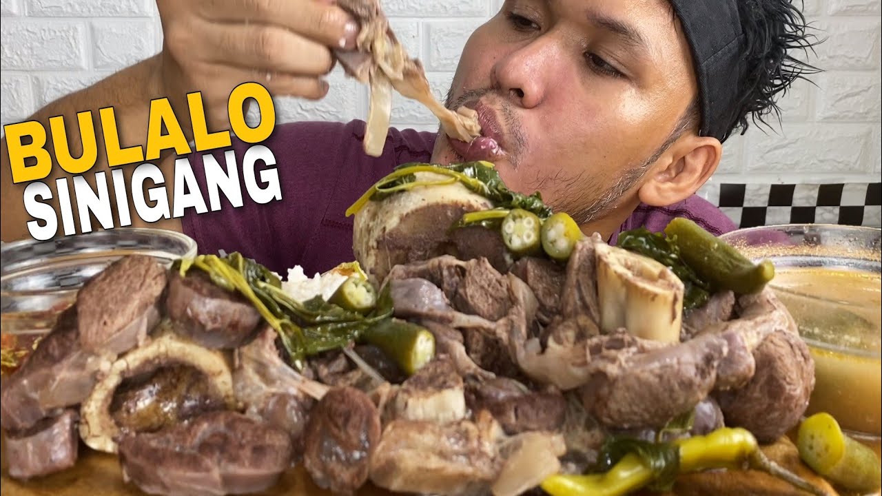 Putok Batok Sinigang na BULALO Mukbang ASMR - YouTube