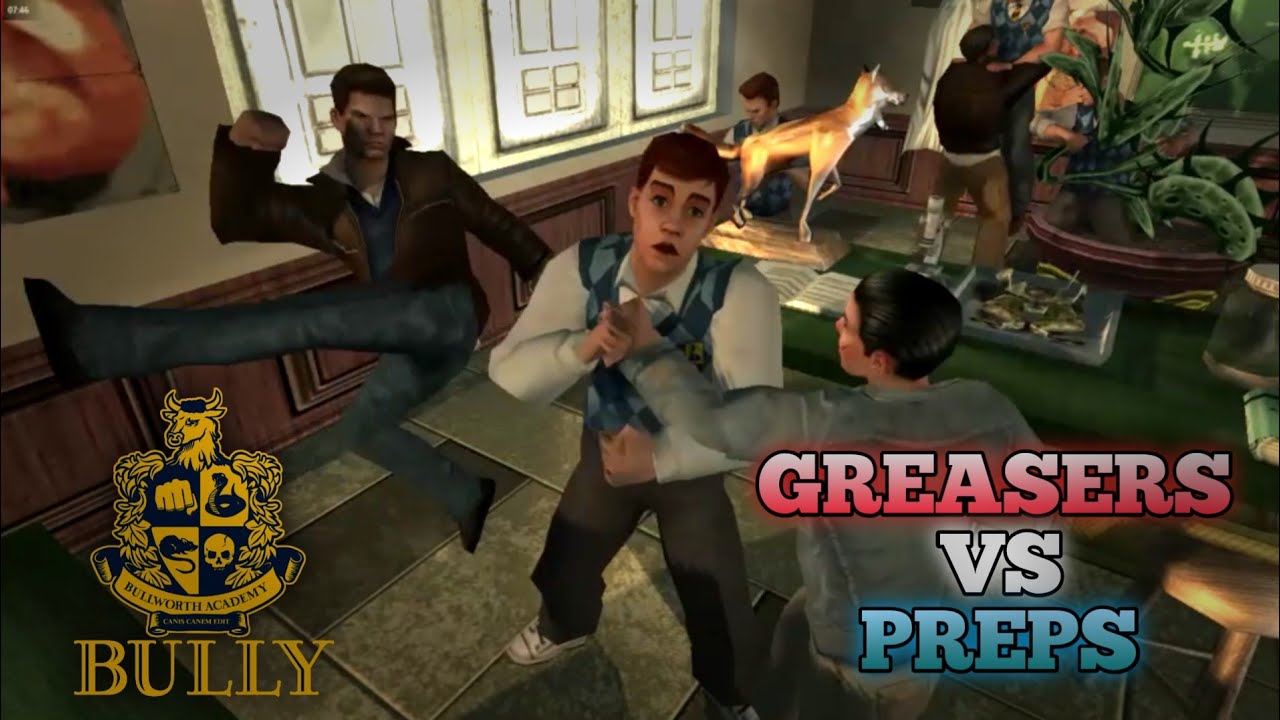 Greasers vs Preps | The Ultimate NPC War in Bully Scholarship Edition ...