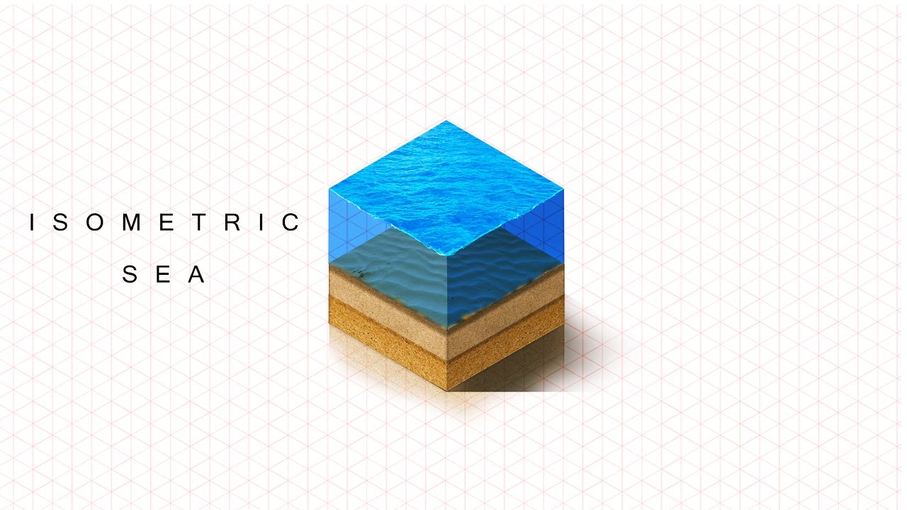 Photoshop CS6 - Isometric sea - YouTube