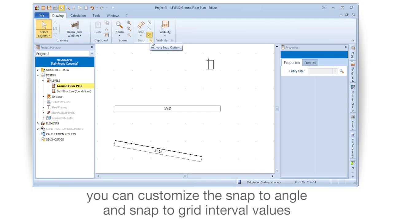 EdiLus Tutorial - Drawing with precision using the snap aids - ACCA software - YouTube