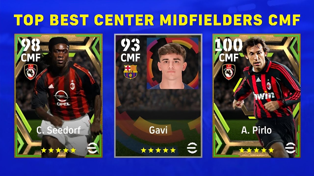 Top *NEW BEAST CMF* Center Midfielders in eFootball 2023 - YouTube