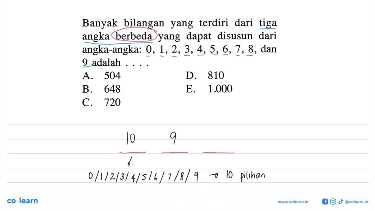 banyak-bilangan-yang-terdiri-dari-tiga-angka-berbeda-yang-dapat-disusun