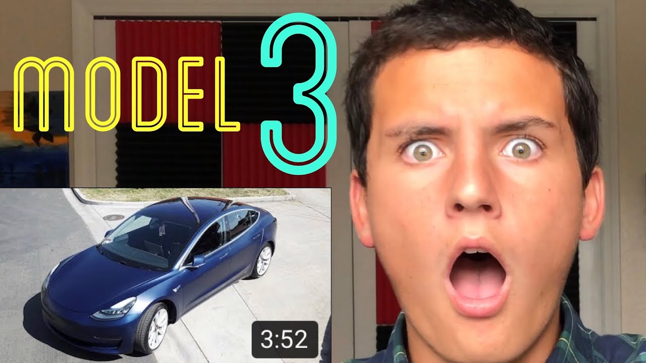 REACTION to Tesla 2018 Model 3 Commercial - YouTube