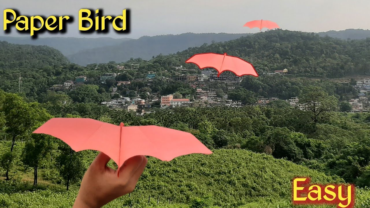 How To Make a Paper Bird That Can Fly And Flap//How to Make a Paper ...
