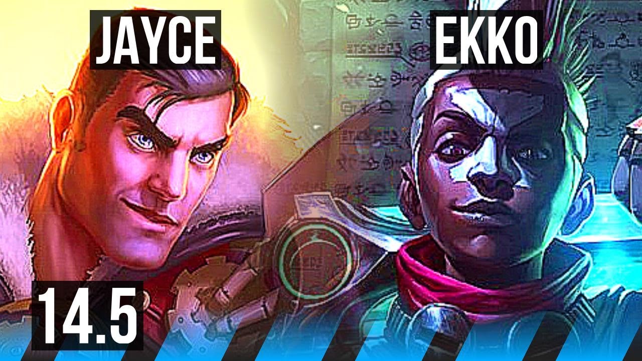 JAYCE vs EKKO (MID) | 11/0/3, 67% winrate, Legendary | NA Grandmaster | 14.5 - YouTube
