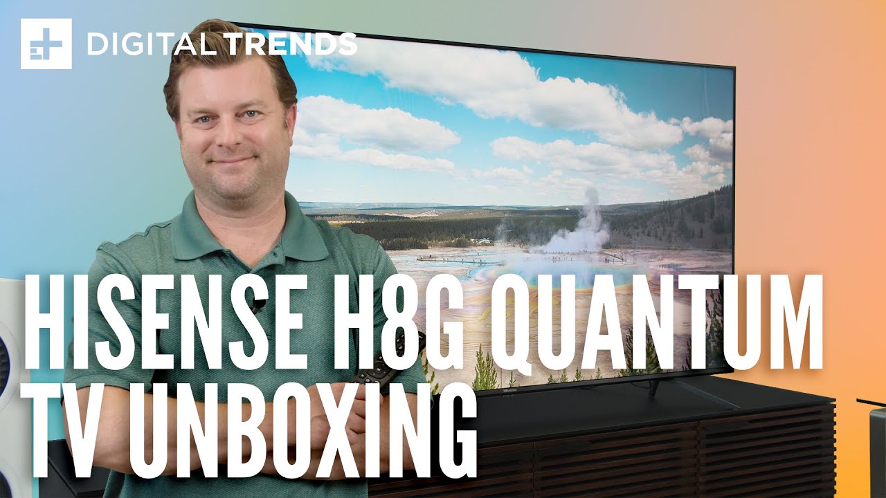 Hisense H8G Quantum Series 4K HDR TV Unboxing, Settings, Impressions ...
