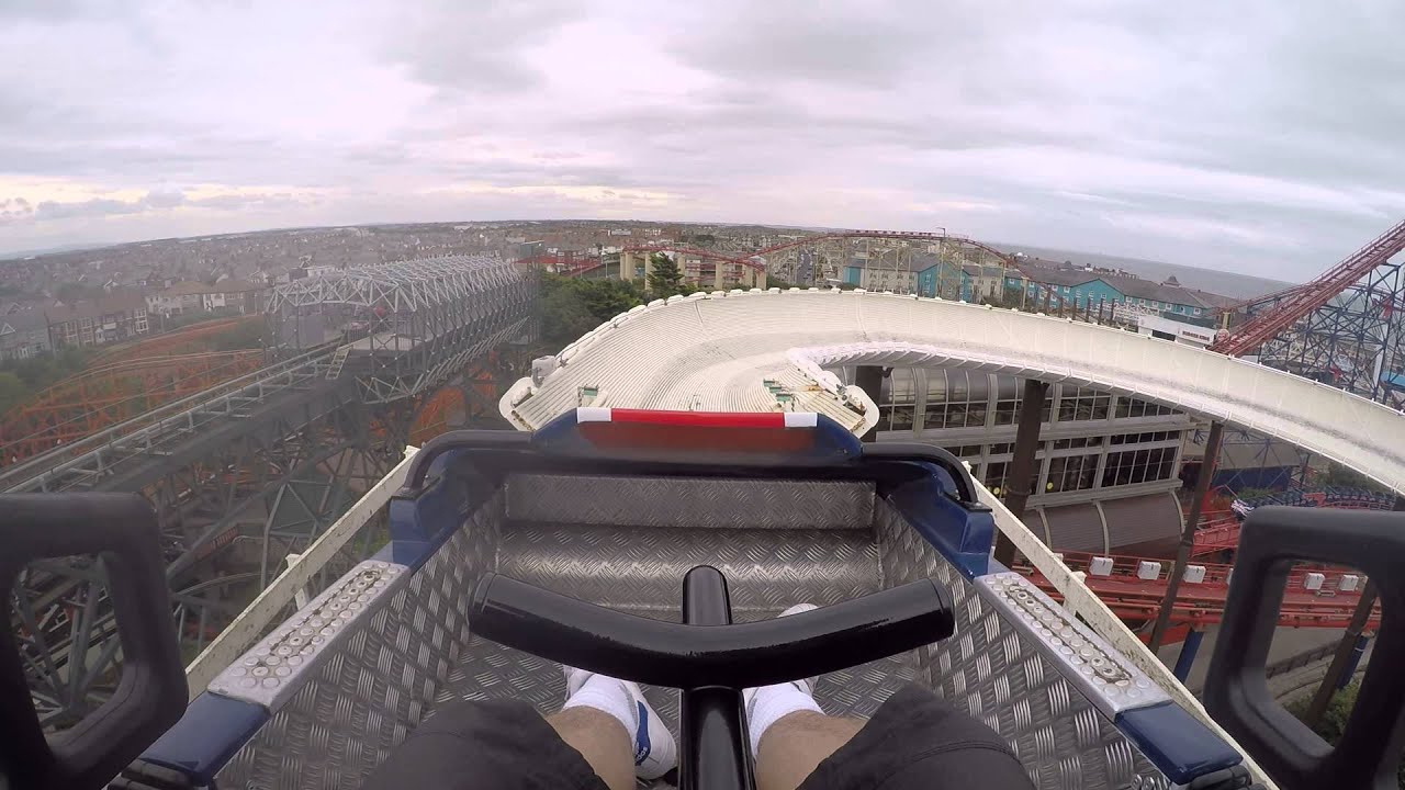 Avalanche on-ride video at Blackpool Pleasure Beach 19/08/2015 - YouTube