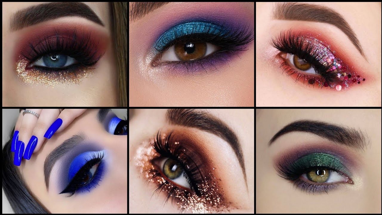 party Eye make Up || Smoky and beautiful ideas of eye make Up - YouTube
