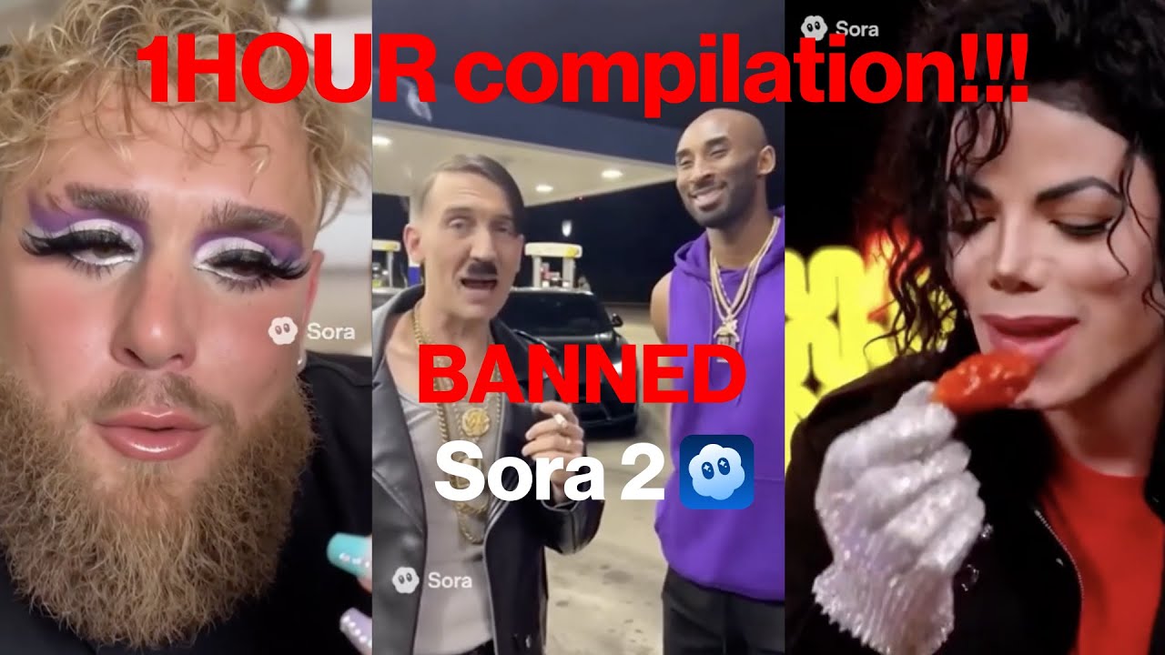 BANNED and MOST crazy Sora 2 Videos 1HOUR compilation!!! - YouTube