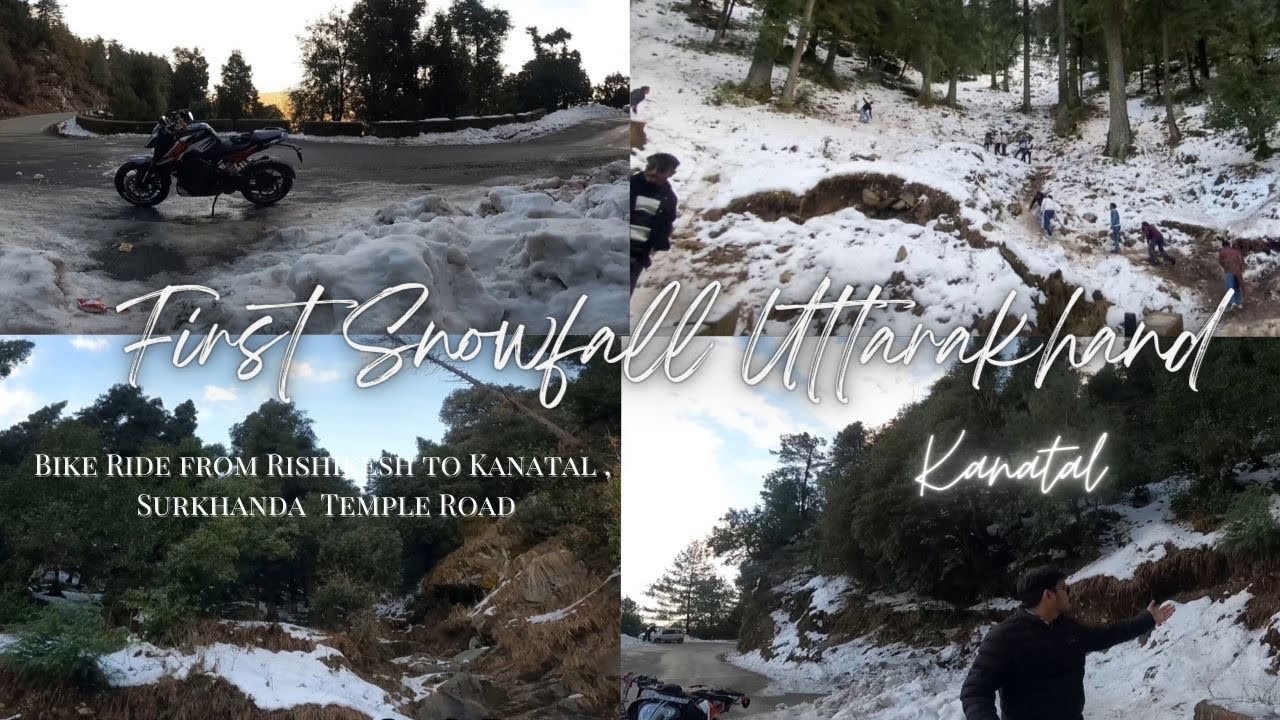 Finally Snowfall Ho Gaya Kanatal Surkanda Devi Uttarakhand mein ...