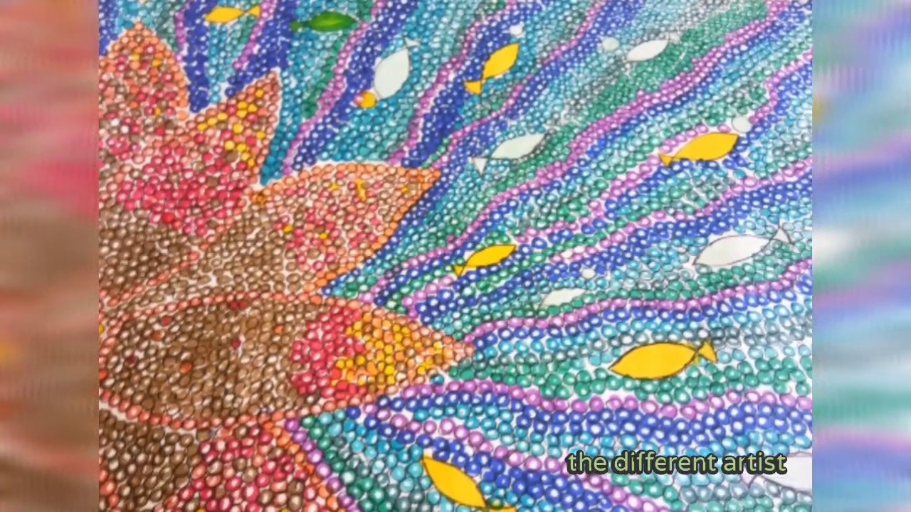 Pebble effect... How to make a drawing with pebble effect on paper ...