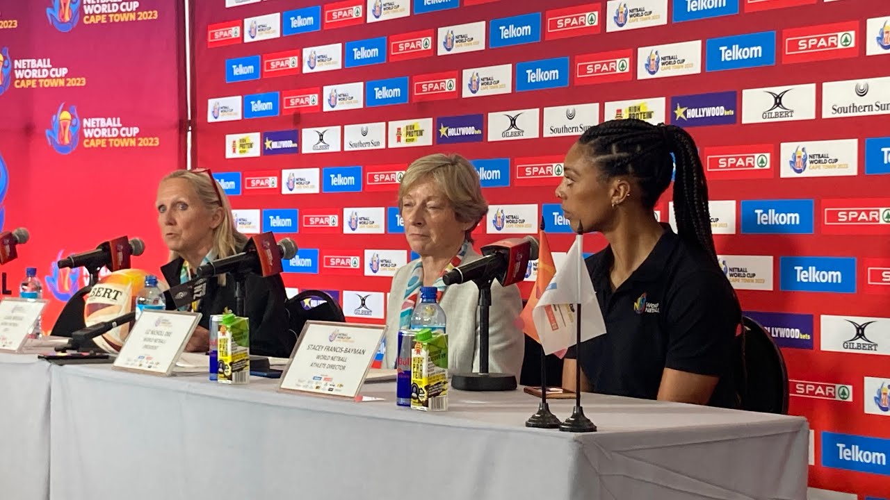 World Netball President Liz Nicholl speaks on hosting #netballworldcup ...