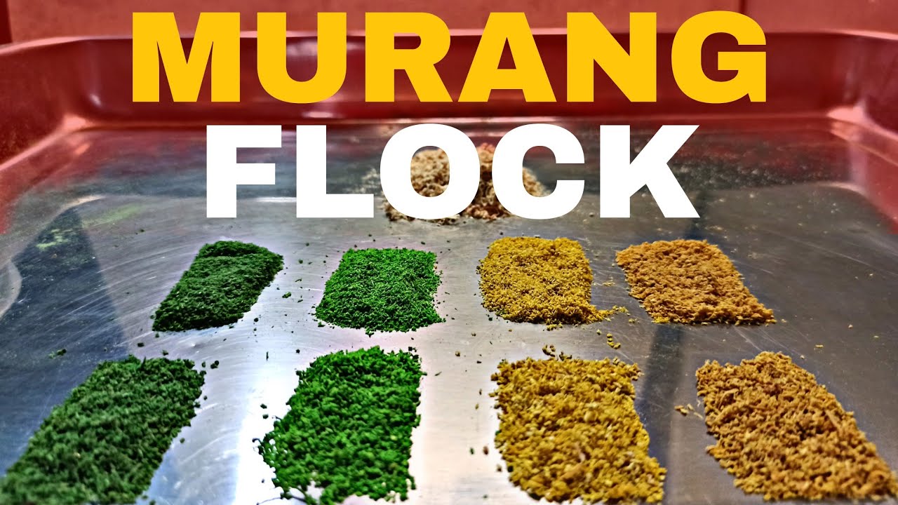 DIY FLOCK | Fake grass, moss | Pekeng damo, lumot | Diorama or minuture ...