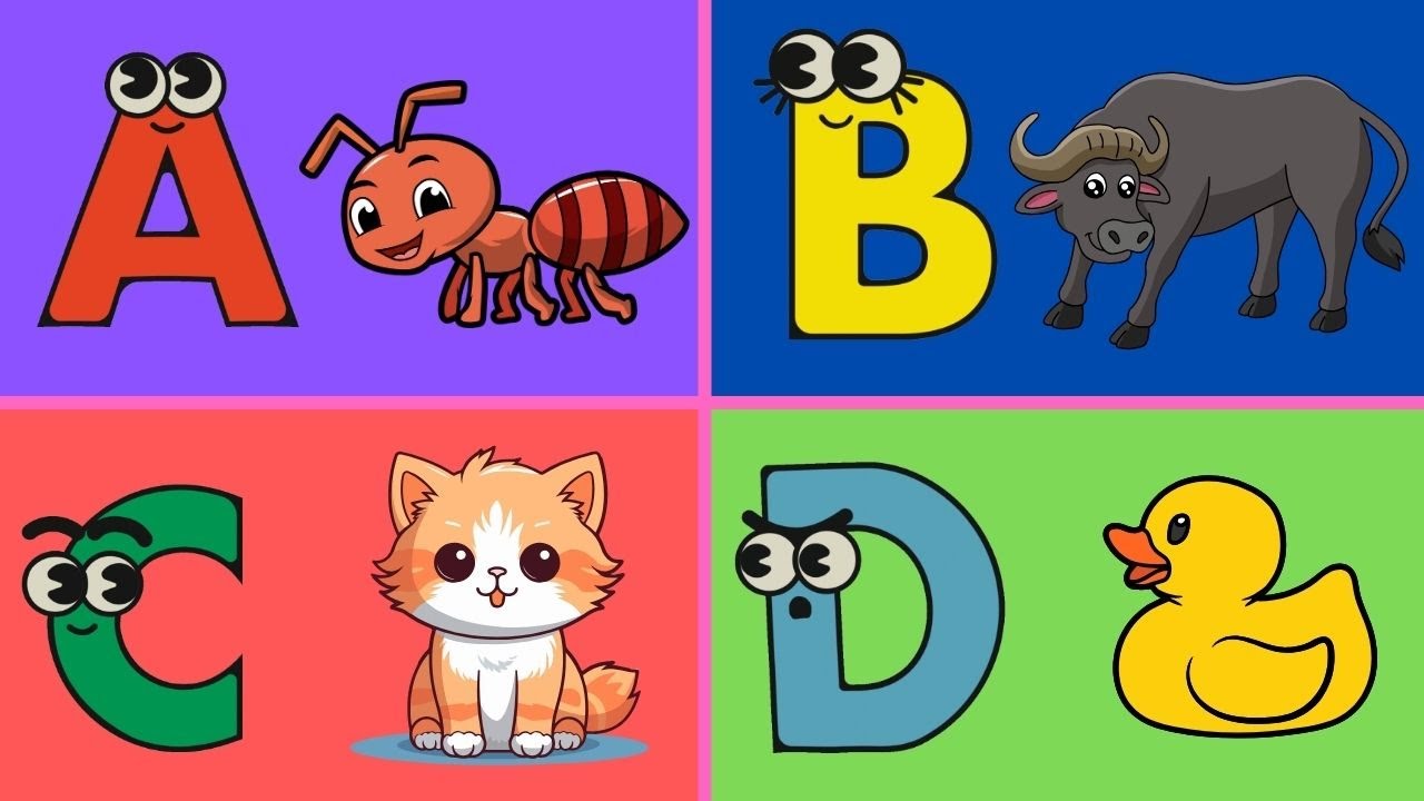 abc Animals Song | Fun A to Z Alphabet Learning for Kids | Phonics ...