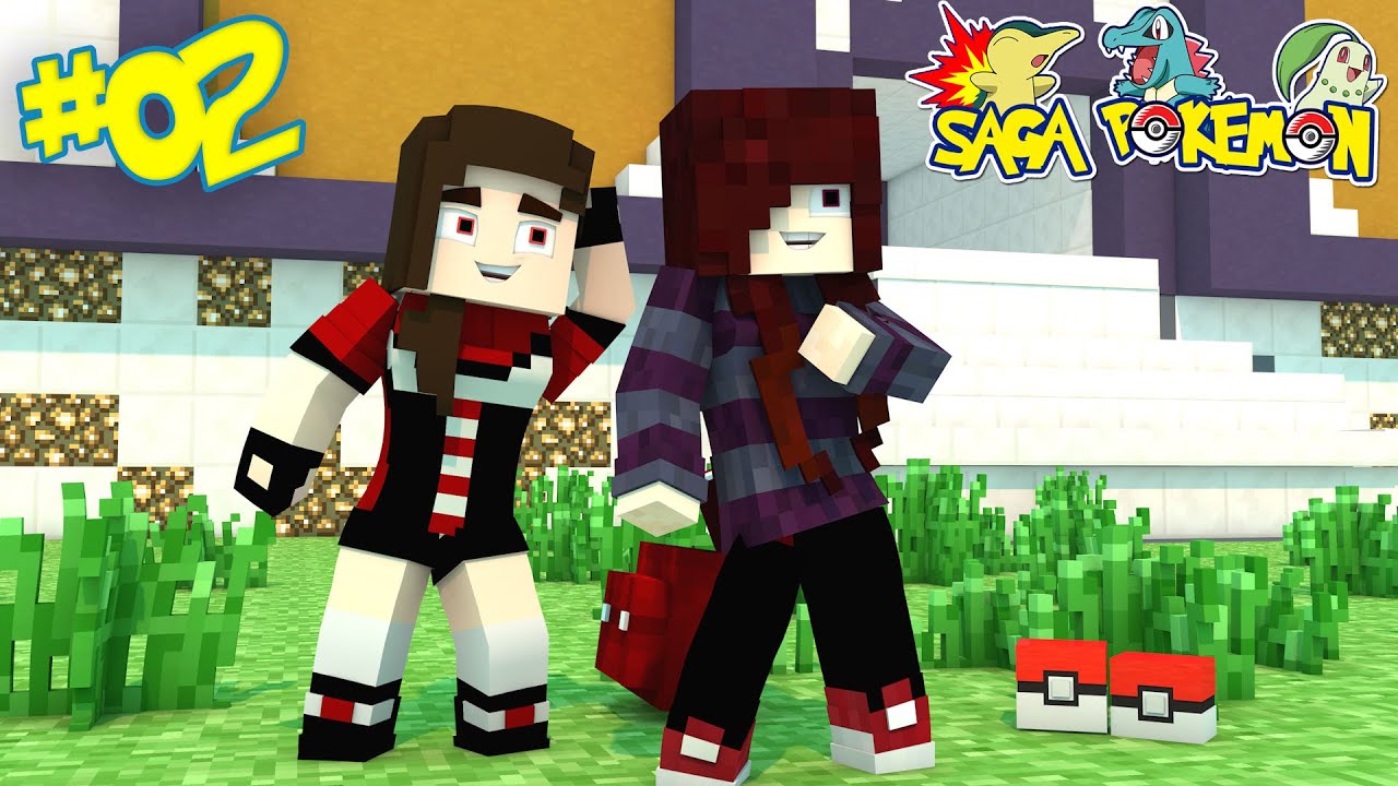 Minecraft Saga Pokemon Minha Dupla 02 Minecraft Pixelmon Youtube