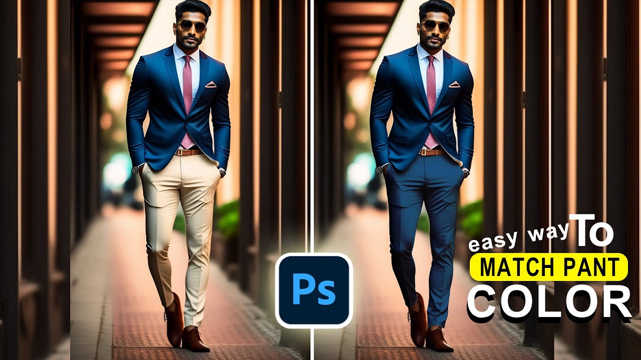 Match Dress Color in Photoshop | Easy Way To Match Pant Color in ...