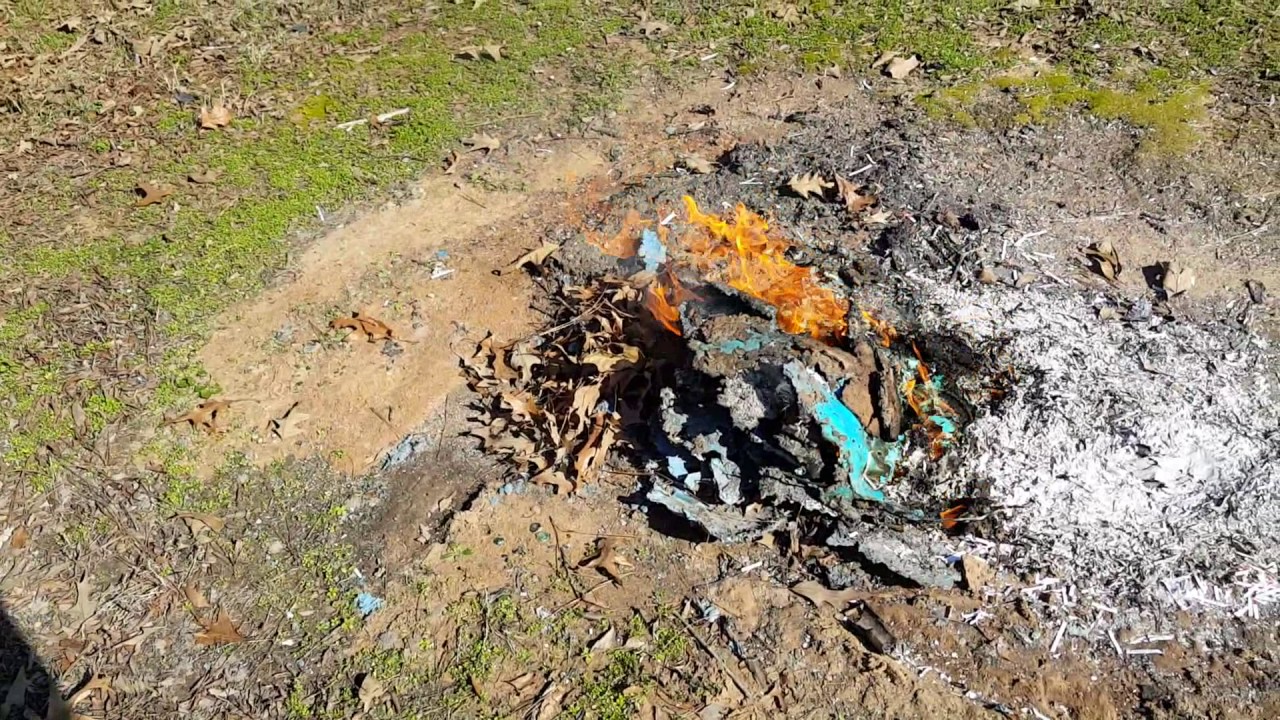 Burning Stuff 195: Plastic Campfire - YouTube