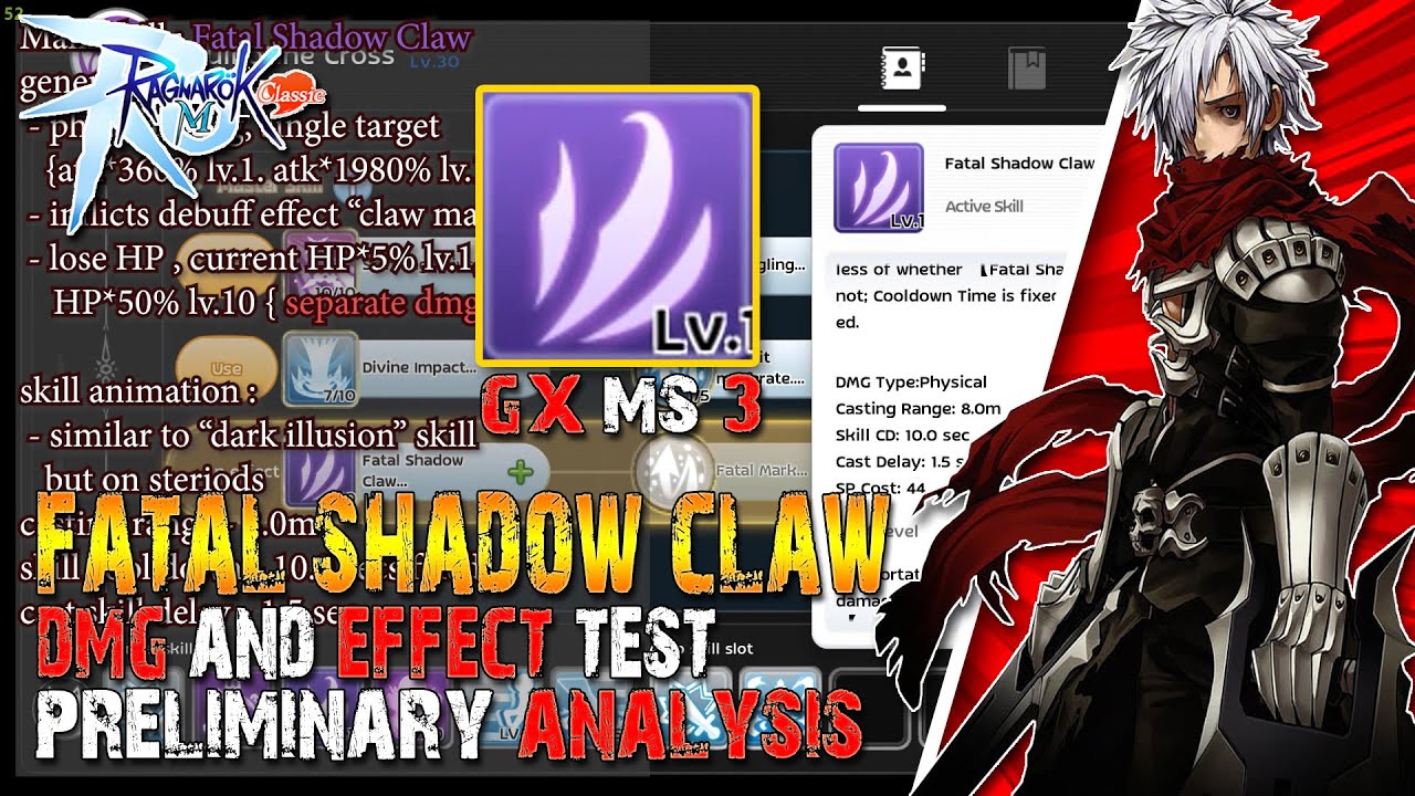 Ragnarok M: Classic GX MS3 Preliminary Skill & Passive Analysis - YouTube