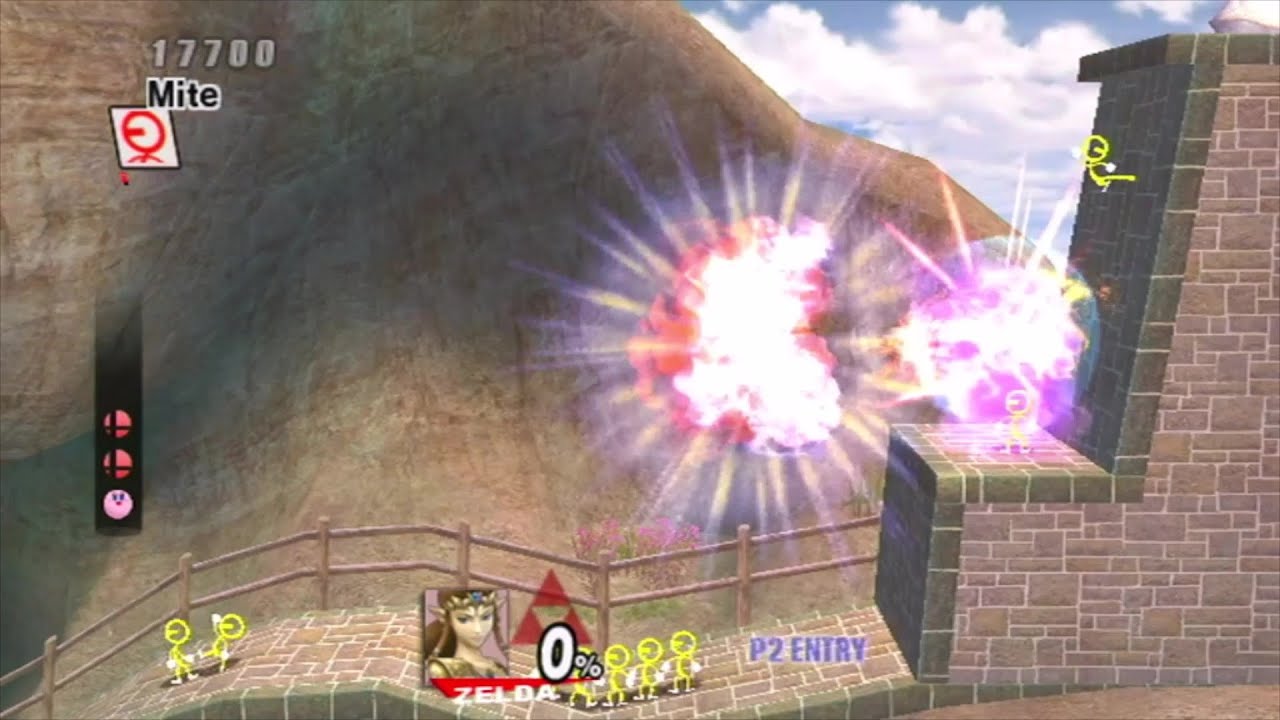 SSBB - Subspace Emissary - Intense # 3 - Sea of Clouds (No Enemy Damage ...