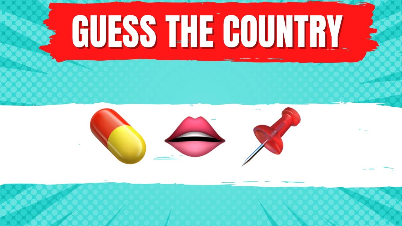 Can You Guess The Country By Emoji 🌎 | Emoji Quiz Challenge - YouTube