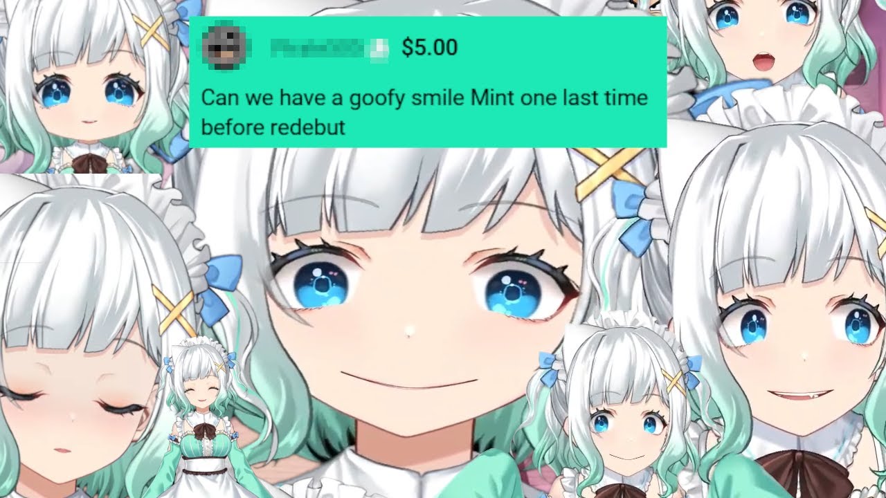 Wide smile Minto【Maid Mint Fantome】 - YouTube