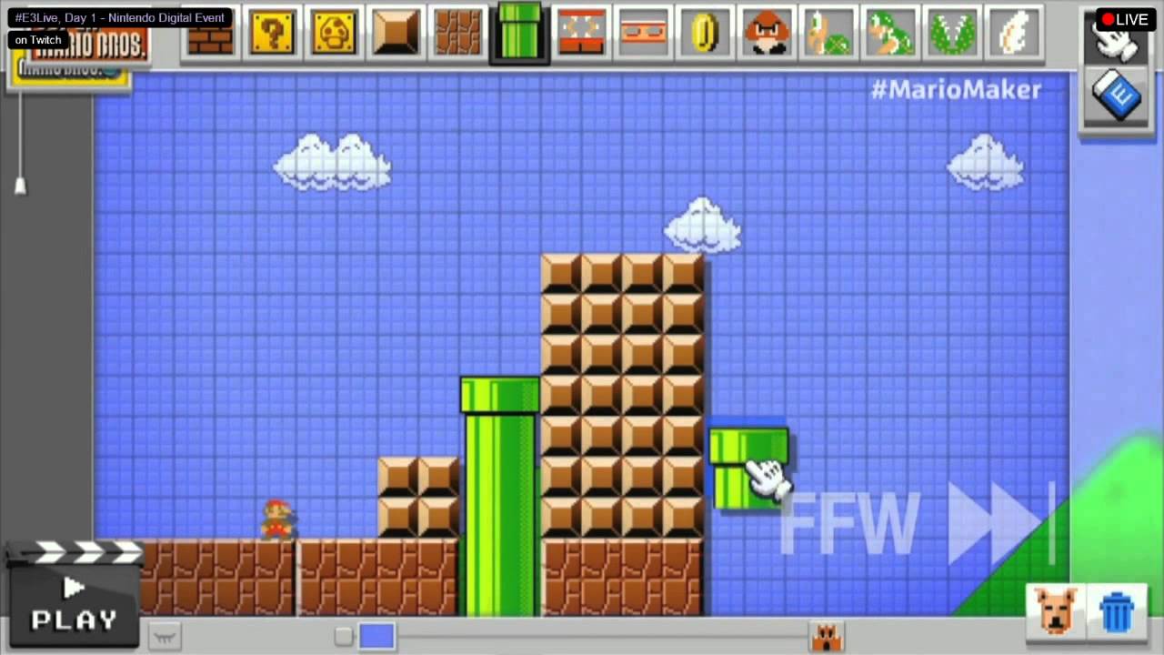 Mario Maker E3 2014 Nintendo Digital Event - YouTube