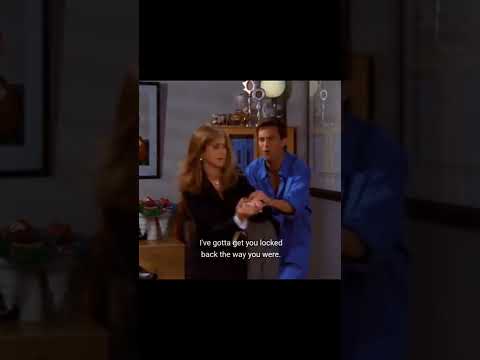 Rachel Handcuffs Chandler back to a Drawer Cabinet - Friends #chandler ...
