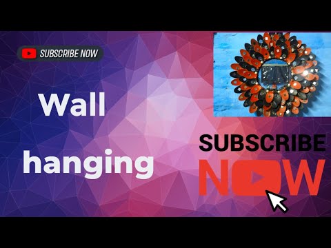 #wall hanging with the help of Cardboard #and #like subscribe this ...