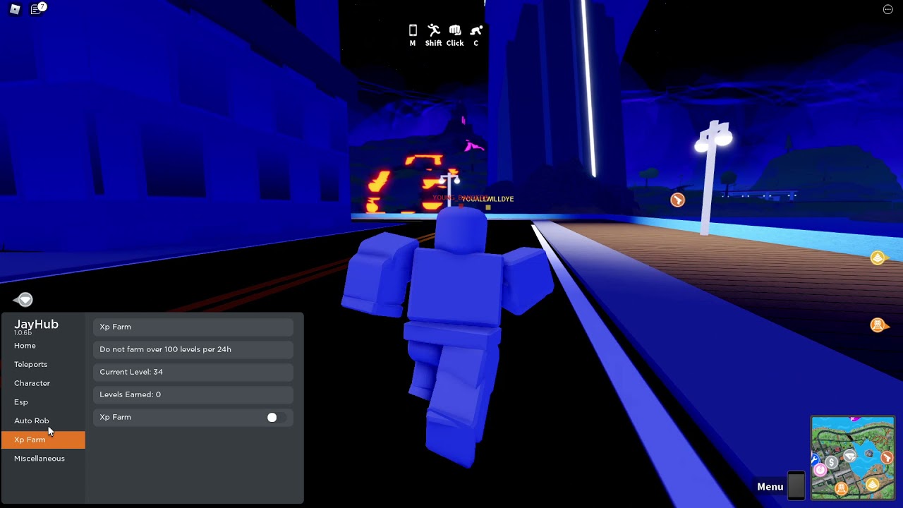 MAD CITY AUTOROB AND XP AUTOFARM SCRIPT - YouTube