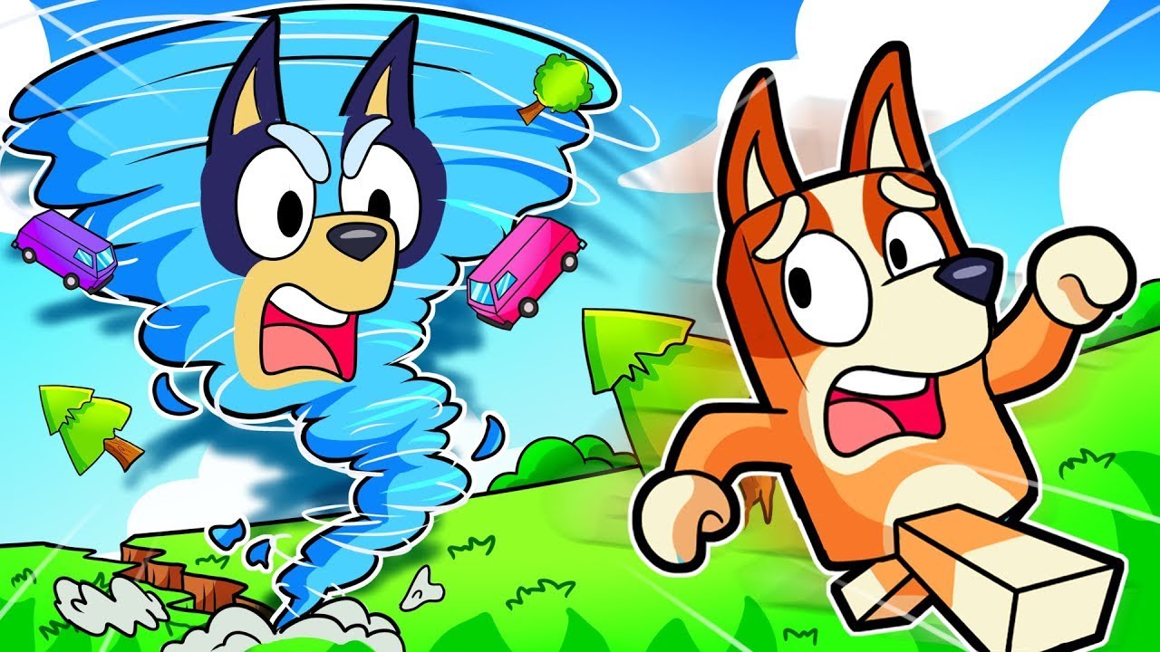 BINGO ESCAPE FROM THE TORNADO BLUEY IN ROBLOX! - YouTube