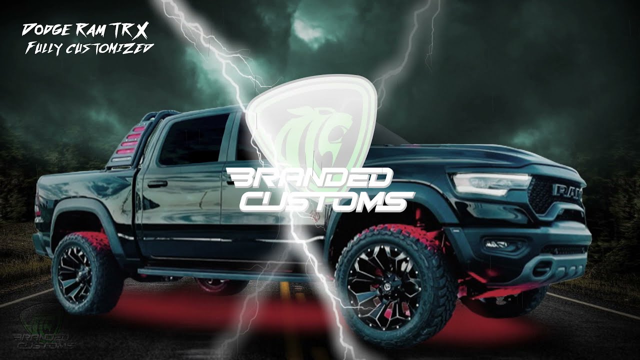 2021 Dodge Ram TRX customized by BrandedCustoms.com. - YouTube