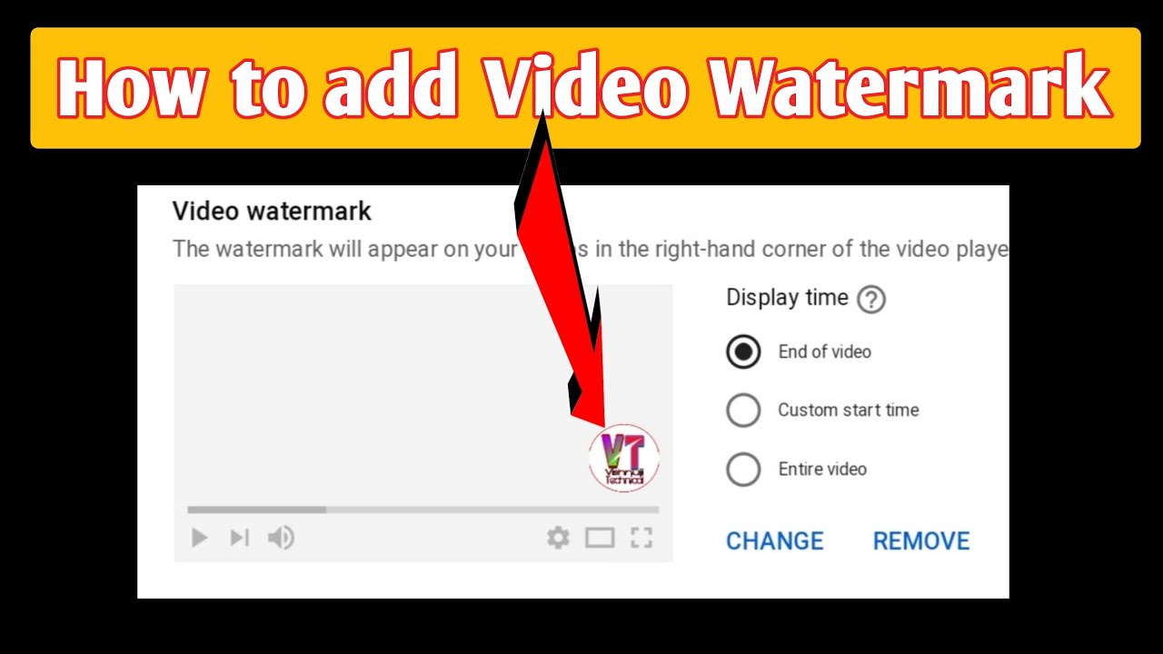 How to Add watermark on YouTube Videos | Youtube Channel Branding ...