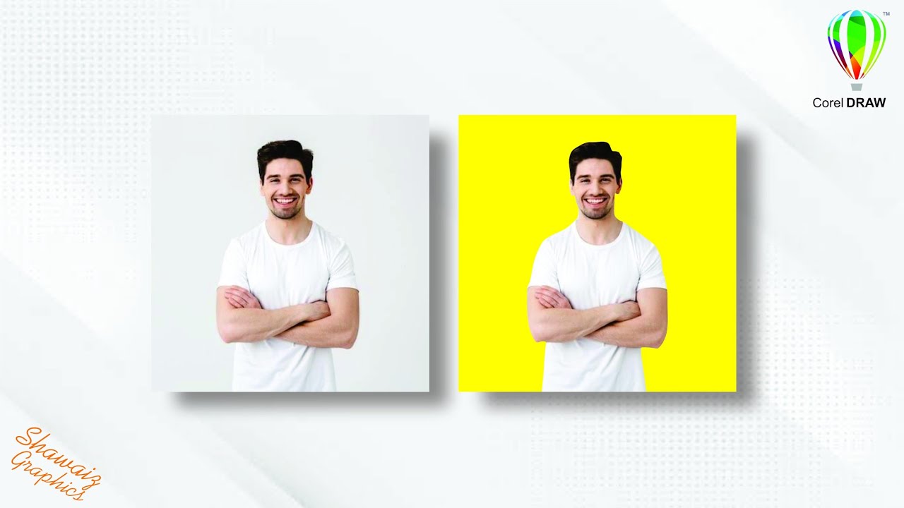 How to Remove Background in CorelDRAW in Just 2 minutes | CorelDRAW ...