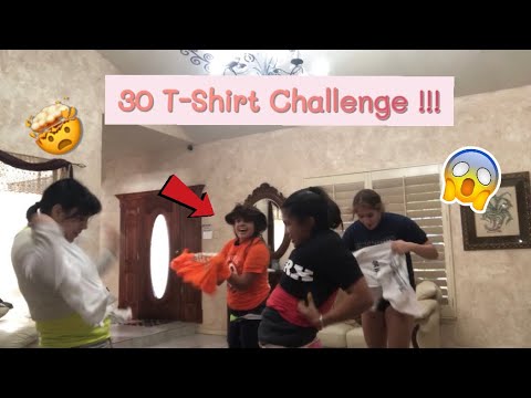 30 T-SHIRT CHALLENGE - YouTube