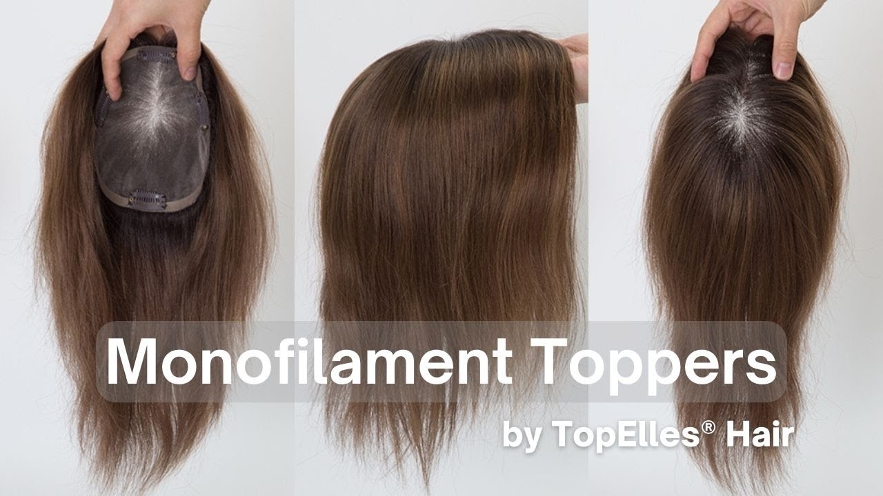 Lightweight 6x6" Premium Human Hair Mono Toppers | Wholesale Mono Hair ...