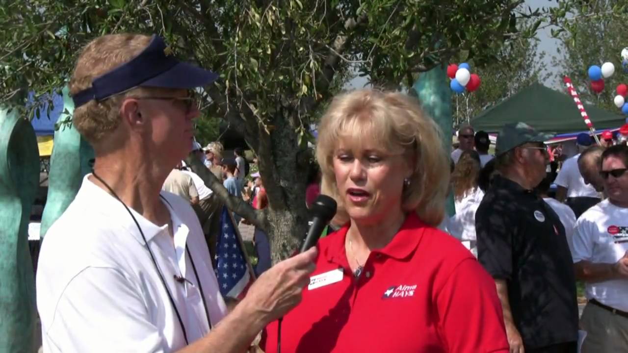 Frisco TX Tea Party - Labor Day 2009 - Alma - http://www.GetReal.tv ...