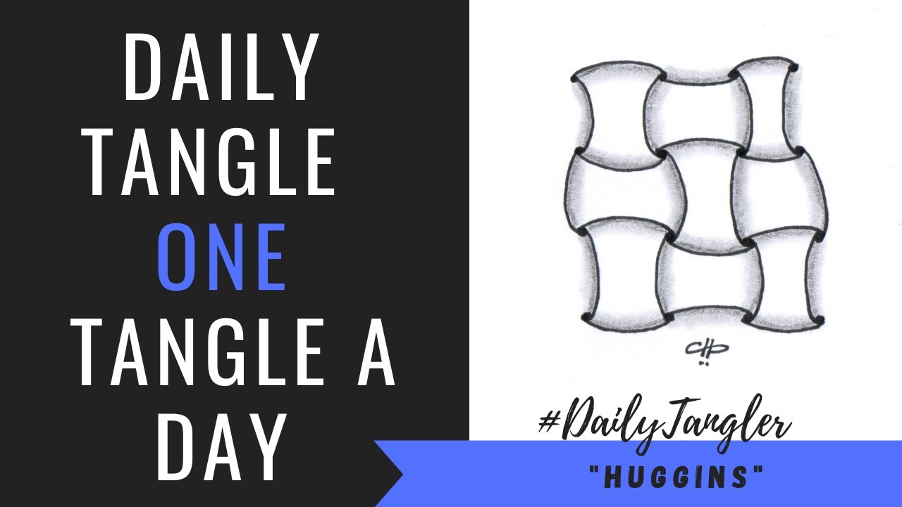 Daily Tangle - Pattern Focus - Huggins | How to draw | #DailyTangler ...
