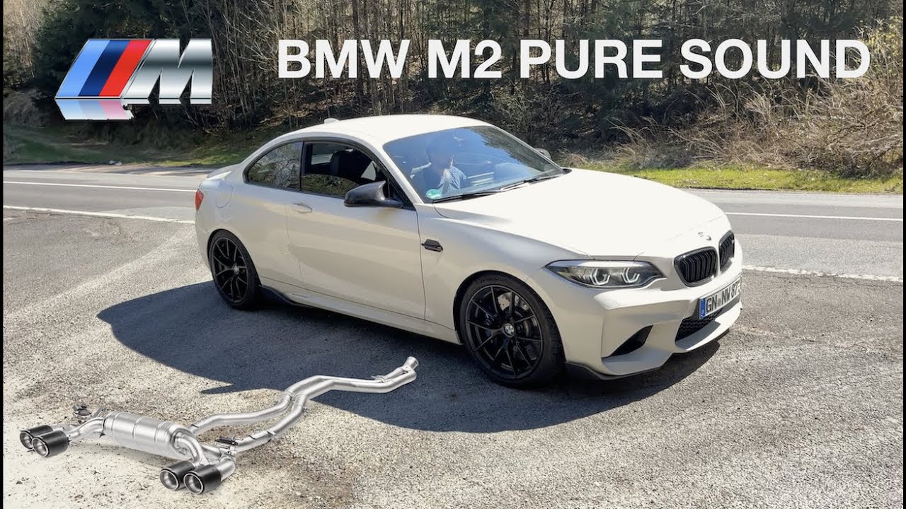 LOUD BMW M2 F87 LCI w/ M-Performance exhaust - PURE Sound - YouTube