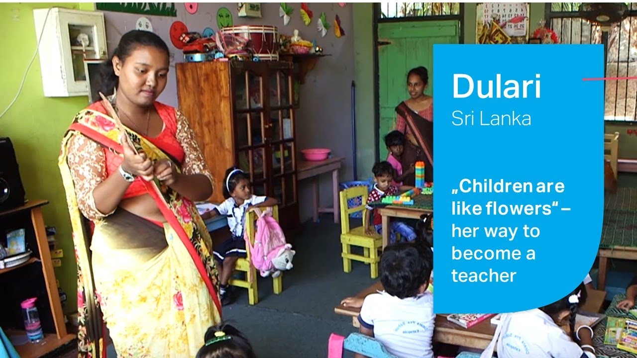 Dulari is training to become an educator | Sri Lanka - YouTube