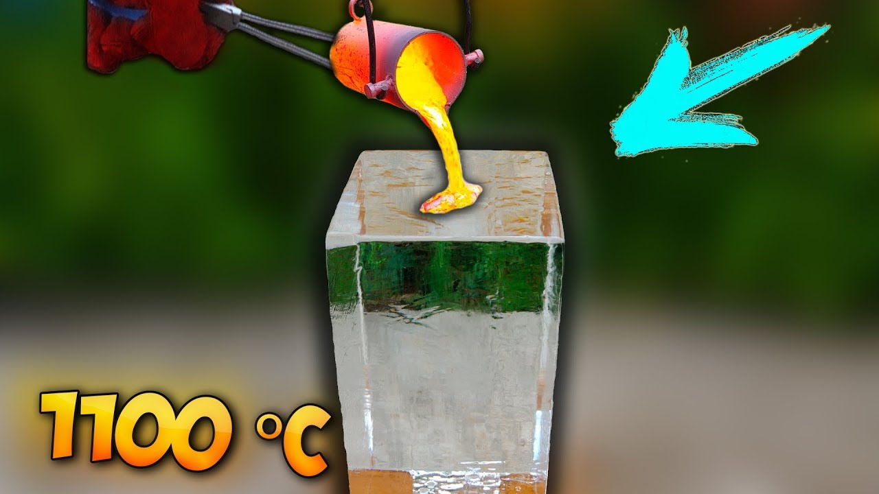 Experiment Lava Vs Giant Ice Youtube