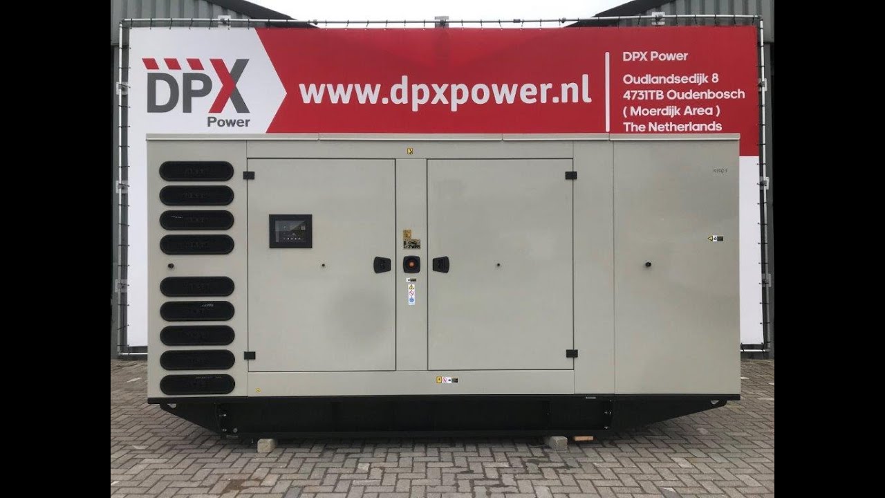 DPX Power: Doosan DP180LA - 630 kVA Generator set - DPX-15559 - YouTube