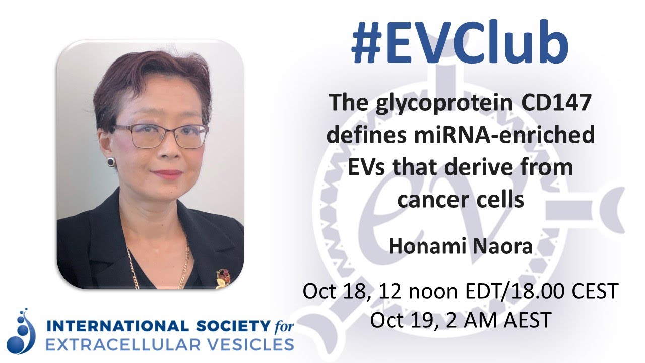 Honami Naora: CD147 and miRNA-rich cancer EVs - YouTube
