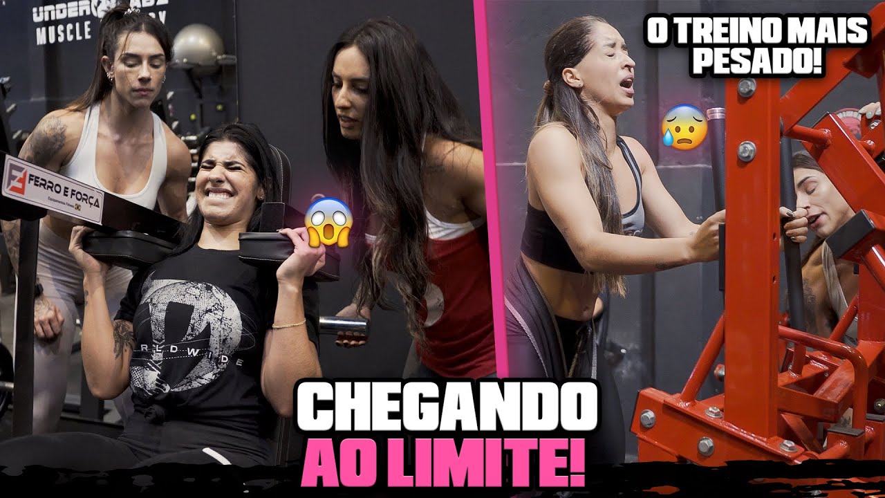 TREINO HARDCORE COMPLETO DE PERNAS | ATÉ A FALHA TOTAL COM ALINE ...