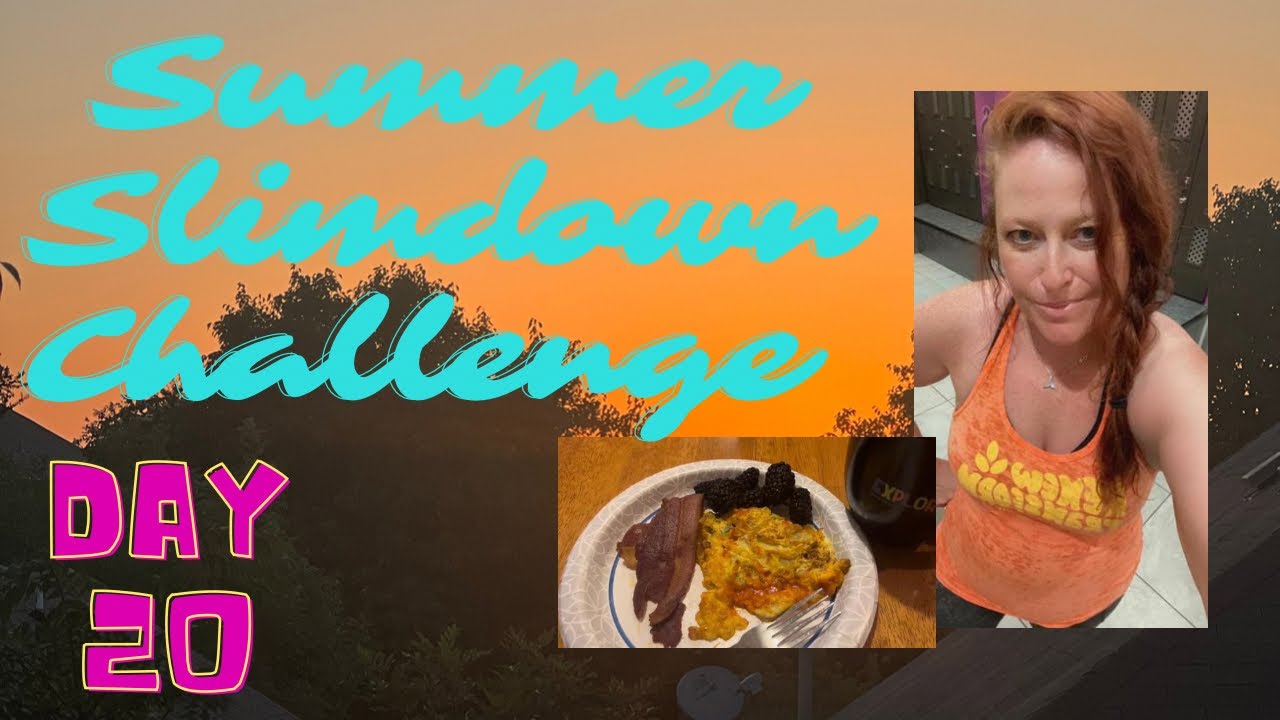 SUMMER SLIMDOWN CHALLENGE///DAY 20 - YouTube