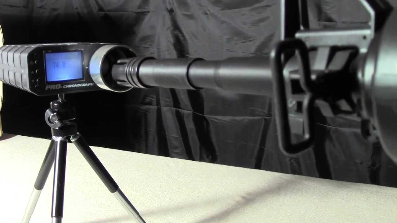 M4 bison / falco shell eject CHRONY TEST - YouTube